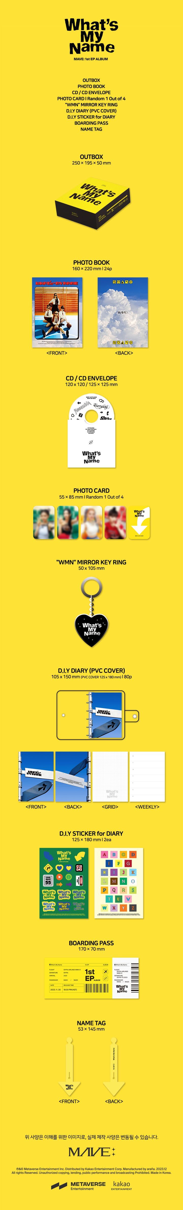 YESASIA: MAVE: EP Album Vol. 1 - What's My Name CD - MAVE:, Metaverse ...