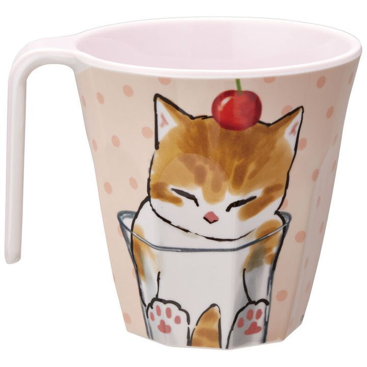 YESASIA: Image Gallery - mofusand Plastic Cup 300ml with Handle