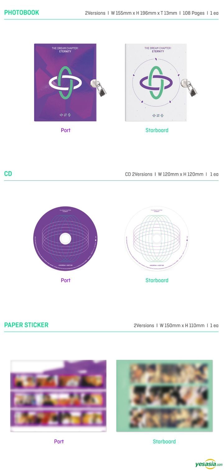 YESASIA: TXT Mini Album Vol. 2 - The Dream Chapter: ETERNITY (Random ...