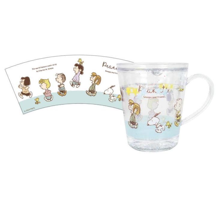 YESASIA: SNOOPY Clear Plastic Cup (Running race) - T'S Factory ...