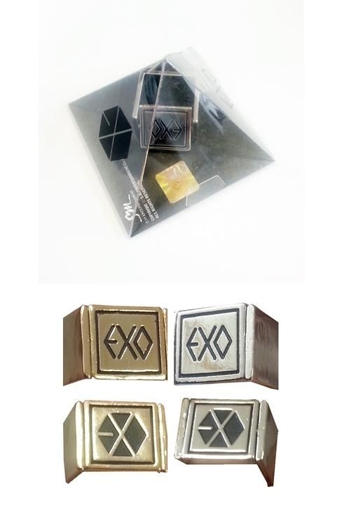 YESASIA: EXO Official Goods - Ring (Gold Color) MALE STARS,Celebrity ...