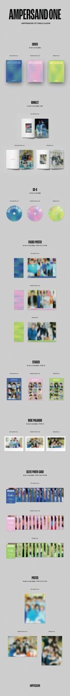 YESASIA: AMPERS&ONE Single Album Vol. 1 - AMPERSAND ONE (Sheesh Version) + Poster in Tube CD ...