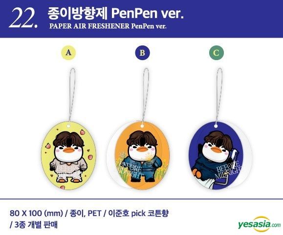 YESASIA : 2PM : LEE JUNHO BEFORE MIDNIGHT OFFICIAL MD - PAPER AIR FRESHENER PenPen ver. (A) 海報 ...