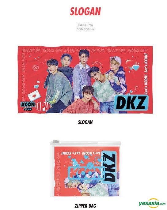 YESASIA: DKZ - KCON 2022 JAPAN OFFICIAL MD - B. SLOGAN GIFTS,PHOTO ...