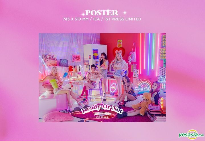 YESASIA: Momoland Single Album Vol. 3 - READY OR NOT + Poster in Tube ...