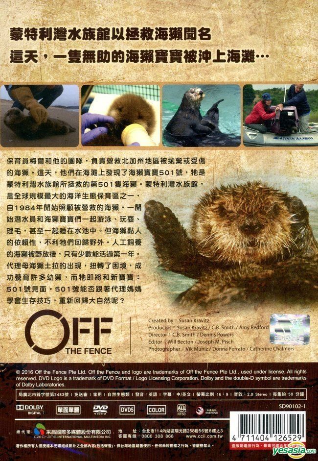 YESASIA: Saving Otter 501 (DVD) (OFF THE FENCE) (Taiwan Version) DVD - Cai Chang International ...