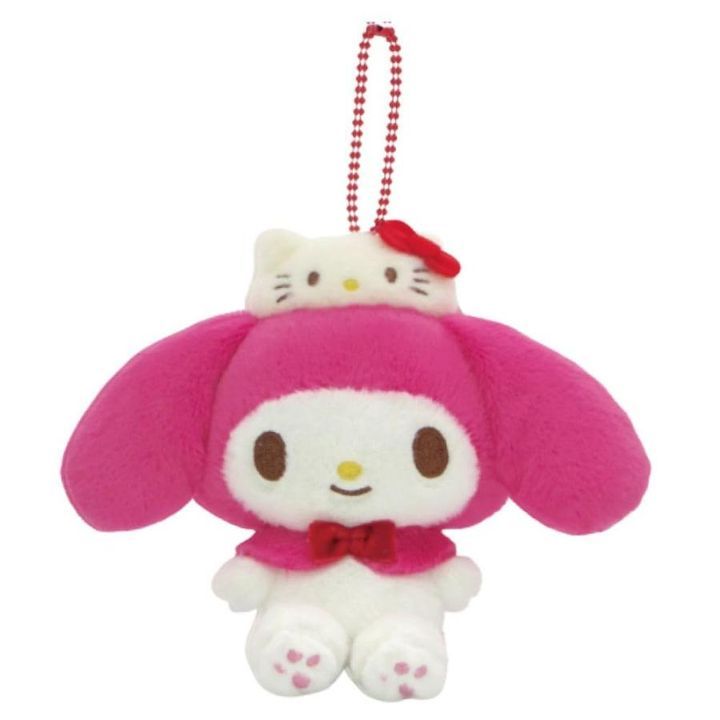 YESASIA: My Melody Plush Toy with Keychain (Hello Kitty 50th ...