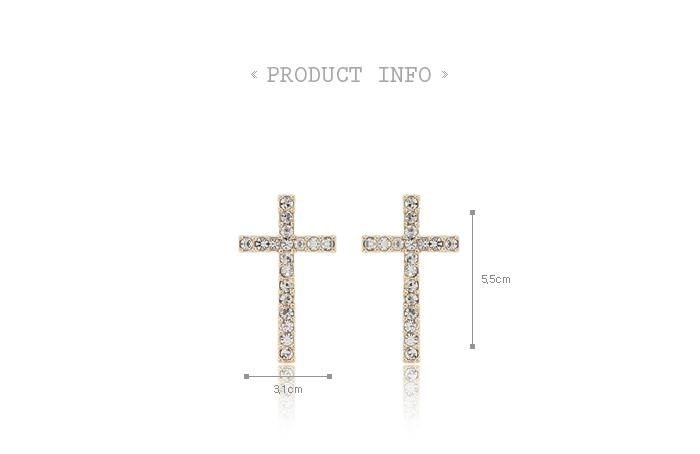 YESASIA: GOT7 Style - Arcteryc Earrings (Gold) GROUPS,PHOTO/POSTER ...