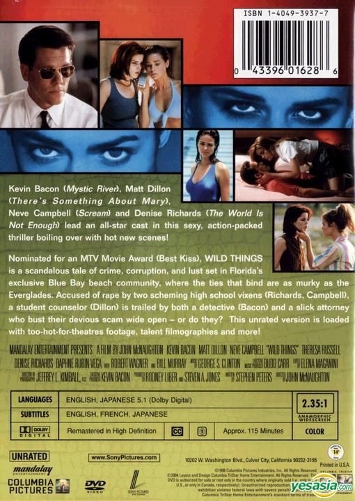 YESASIA: Wild Things (1998) (DVD) (Unrated Edition) (US Version) DVD ...