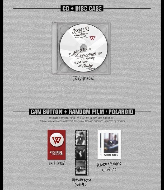 YESASIA: Winner – Exit : E (A Version) CD - Winner, YG Entertainment ...