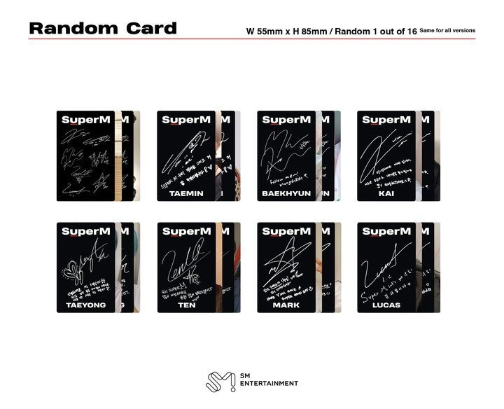 YESASIA: SuperM Mini Album Vol. 1 - SuperM (Random Version) CD - SuperM ...