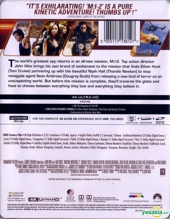 YESASIA : 職業特工隊 2 (2000) (4K Ultra HD Blu-ray) (鐵盒裝) (香港版) Blu-ray - 丹迪紐頓, 德格利史葛, 洲立影視 (HK) - 西方 ...