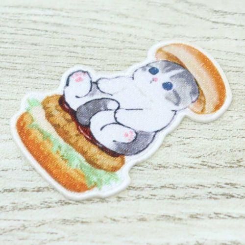 YESASIA: mofusand Embroidered Patch Seal (Burger) - HASAGO - Lifestyle ...