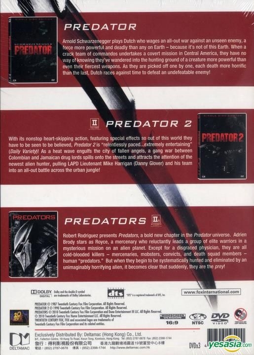 YESASIA: Predators Trilogy (DVD) (Hong Kong Version) DVD - Adrien Brody ...