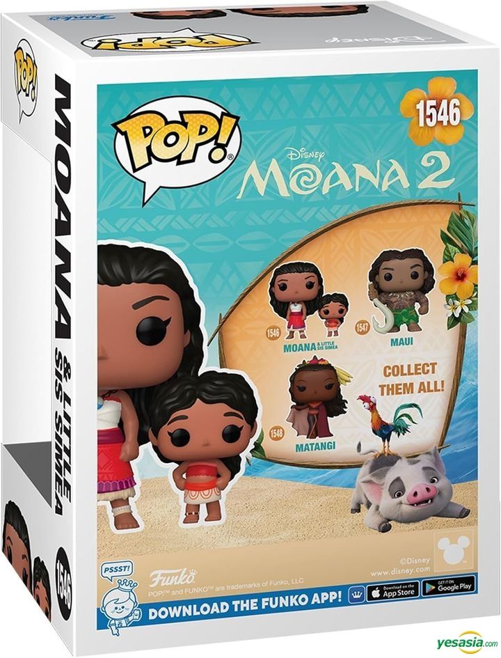 YESASIA: FUNKO POP! & Buddy: Moana 2 - Moana & Little Sis Simea (Vinyl ...