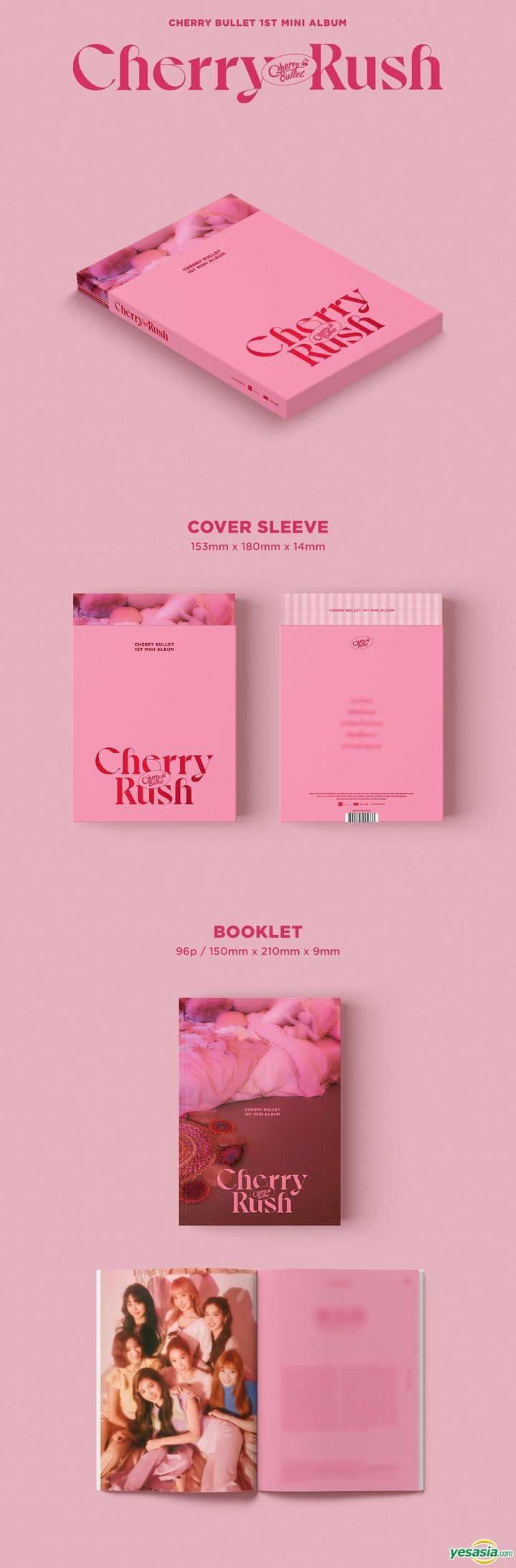 YESASIA: Cherry Bullet Mini Album Vol. 1 - Cherry Rush CD - Cherry ...