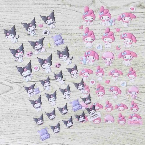 YESASIA: Kuromi Puffy Like Seal / Sticker - Kamio Japan - Lifestyle ...