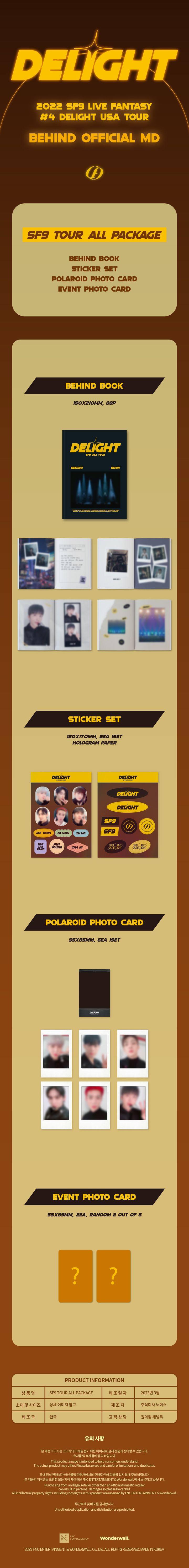 YESASIA: SF9 - 2022 SF9 LIVE FANTASY #4 DELIGHT USA TOUR (All Package) MALE STARS,Celebrity ...