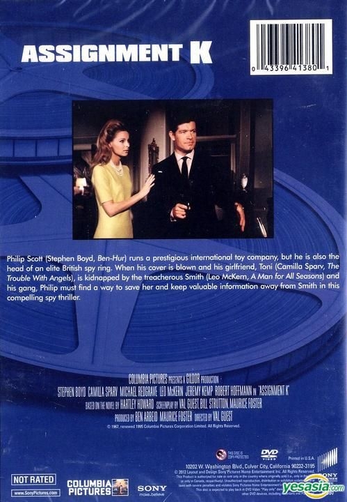 YESASIA: Assignment K (1968) (DVD) (US Version) DVD - Michael Redgrave, Sparv Camilla, Sony (US ...