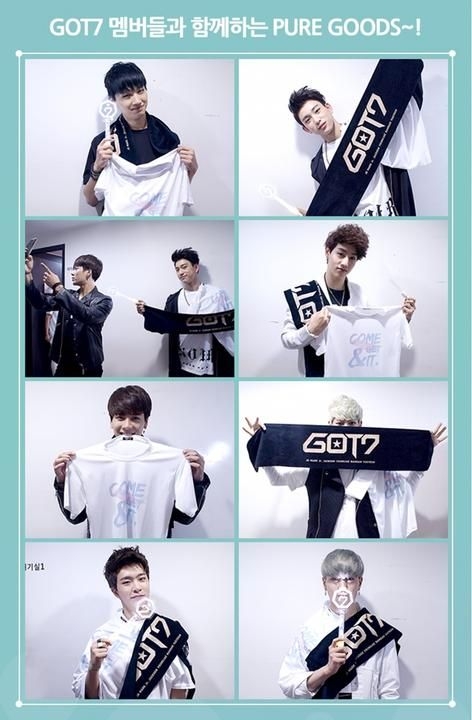 YESASIA: GOT7 1st Official Goods 'Pure' - Sticker Set (3pcs) PHOTO ...