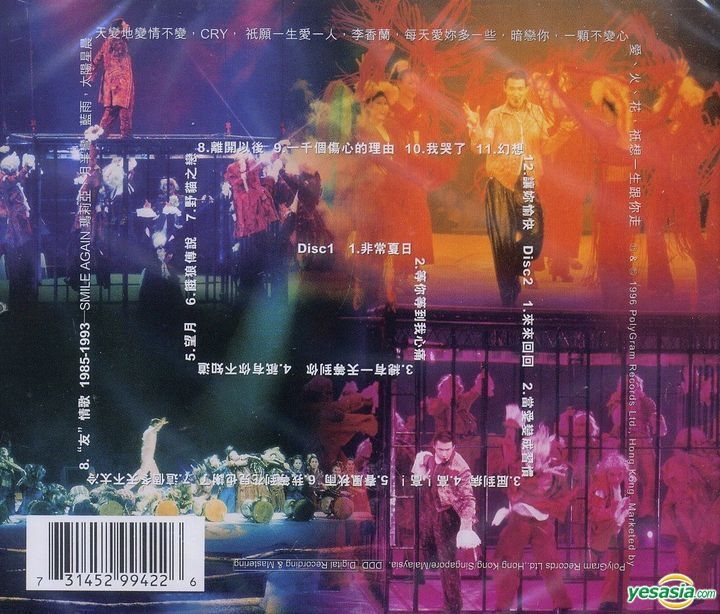 YESASIA: Jacky Cheung Live Concert '95 (2CD) CD - Jacky Cheung ...