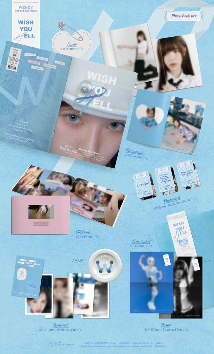 Yesasia Red Velvet Wendy Mini Album Vol 2 Wish You Hell Photo Book Version Cd Wendy