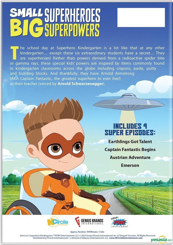 YESASIA : Superhero Kindergarten – Outer Space Adventures (DVD) (美國版 ...