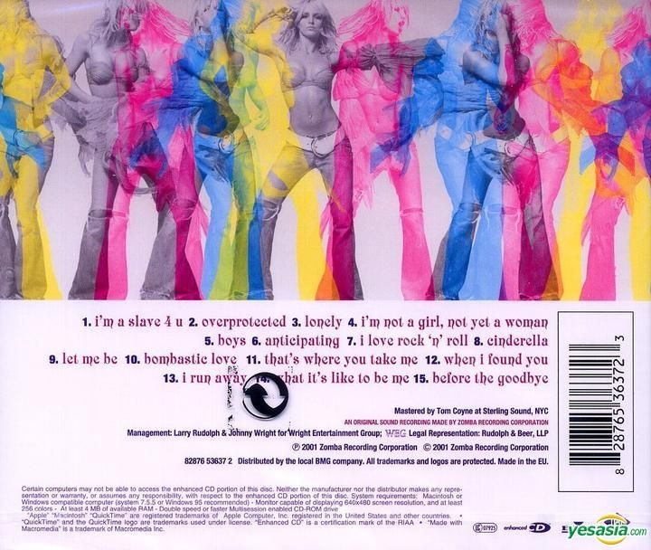 YESASIA: Britney [Bonus Tracks] (EU Version) CD - Britney Spears, Jive ...