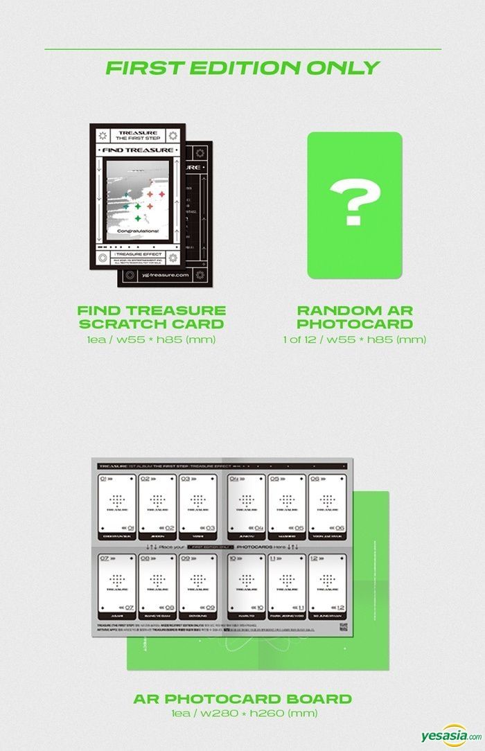 YESASIA: TREASURE Vol. 1 - THE FIRST STEP : TREASURE EFFECT (GREEN ...