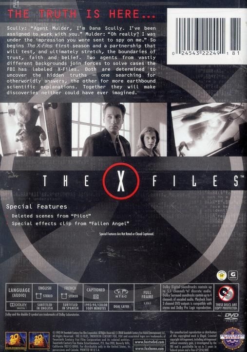 YESASIA: The X-Files - The Complete First Season (7-Disc Thinpak Boxed ...
