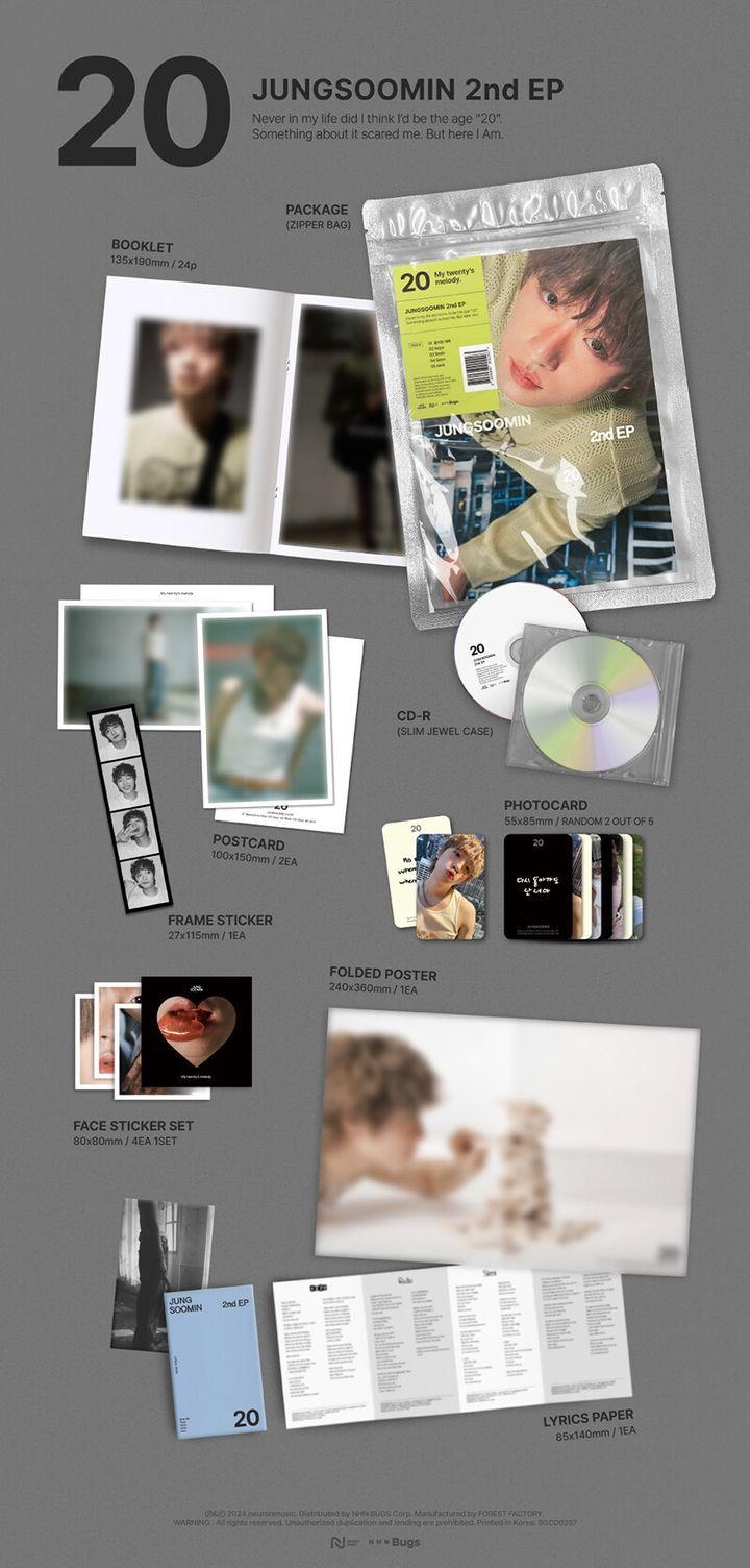 YESASIA: JUNG SOO MIN Mini Album Vol. 2 - 20 CD - JUNG SOO MIN, neuron ...