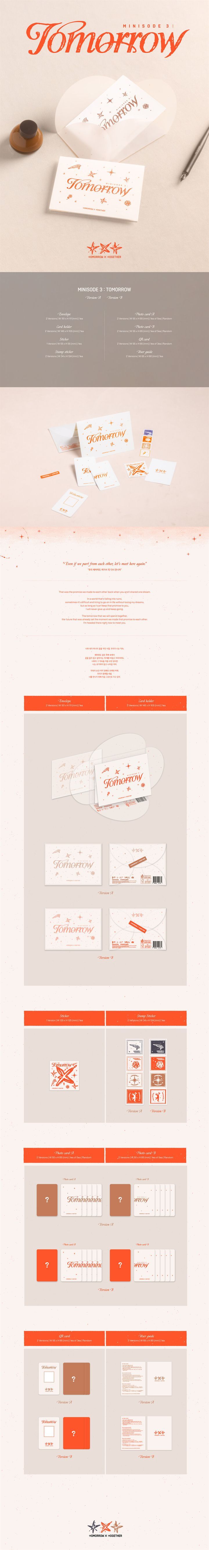 YESASIA: TXT Mini Album Vol. 6 - minisode 3: TOMORROW (Weverse Albums ...