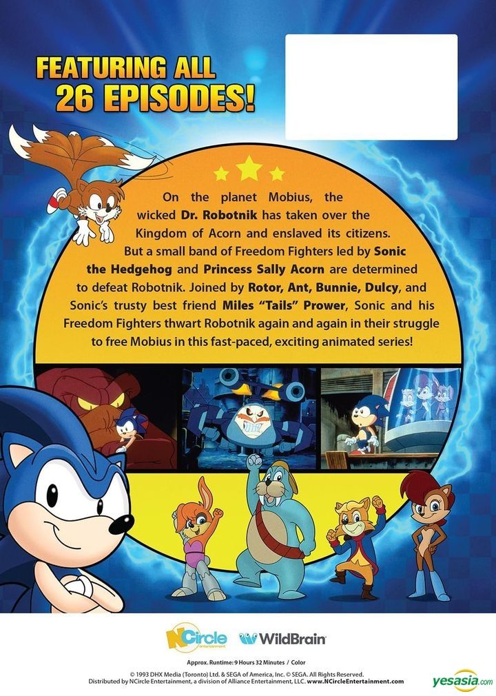 YESASIA: Sonic The Hedgehog The Complete Series (DVD) (US Version) DVD ...