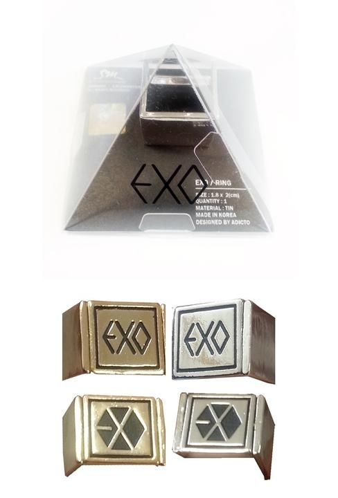 YESASIA: Image Gallery - EXO Official Goods - Ring (Silver Color ...