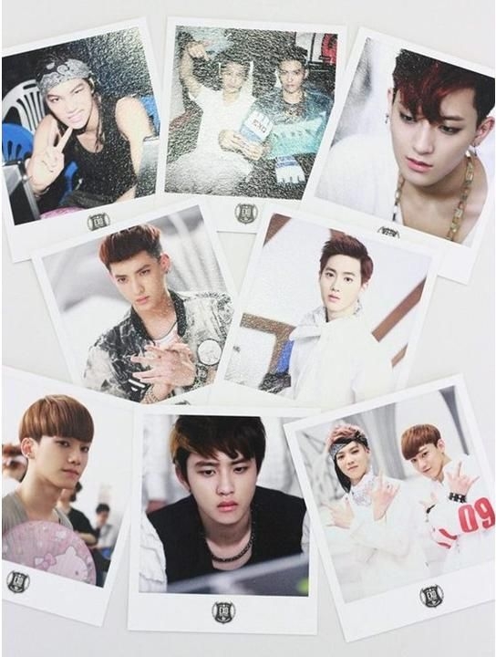 YESASIA: SMTOWN Pop-up Store - EXO Polaroid Card Set MALE STARS ...