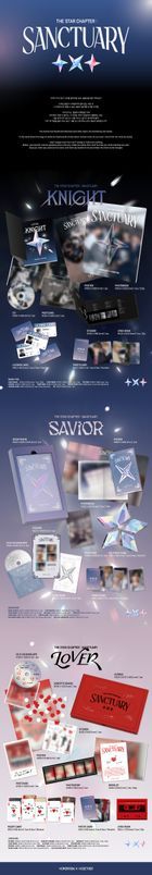 YESASIA: TXT Mini Album Vol. 7 - The Star Chapter : SANCTUARY (Random ...