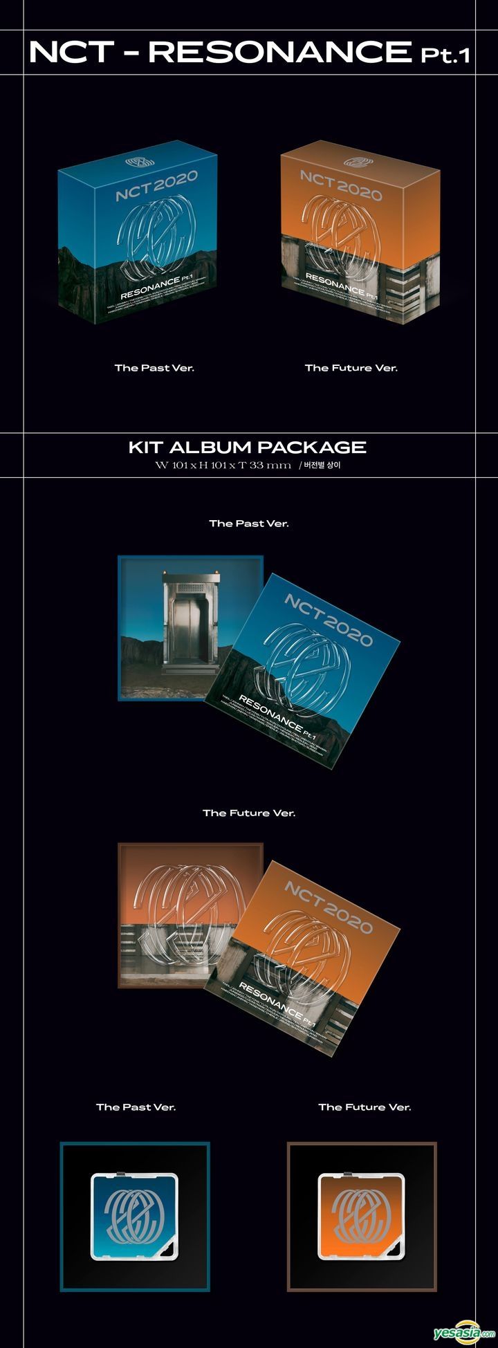 YESASIA: NCT 2020 - The 2nd Album RESONANCE Pt.1 (The Past Version ...