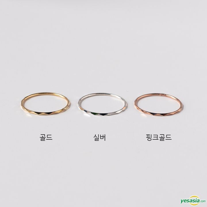YESASIA: BTS : V Style - 925 Silver Seed Ring (Pink Gold) (No. 5 ...