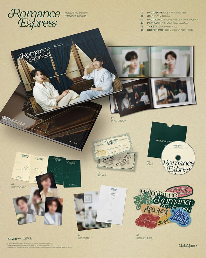 YESASIA: MeloMance Mini Album Vol. 8 - Romance Express CD - MeloMance ...