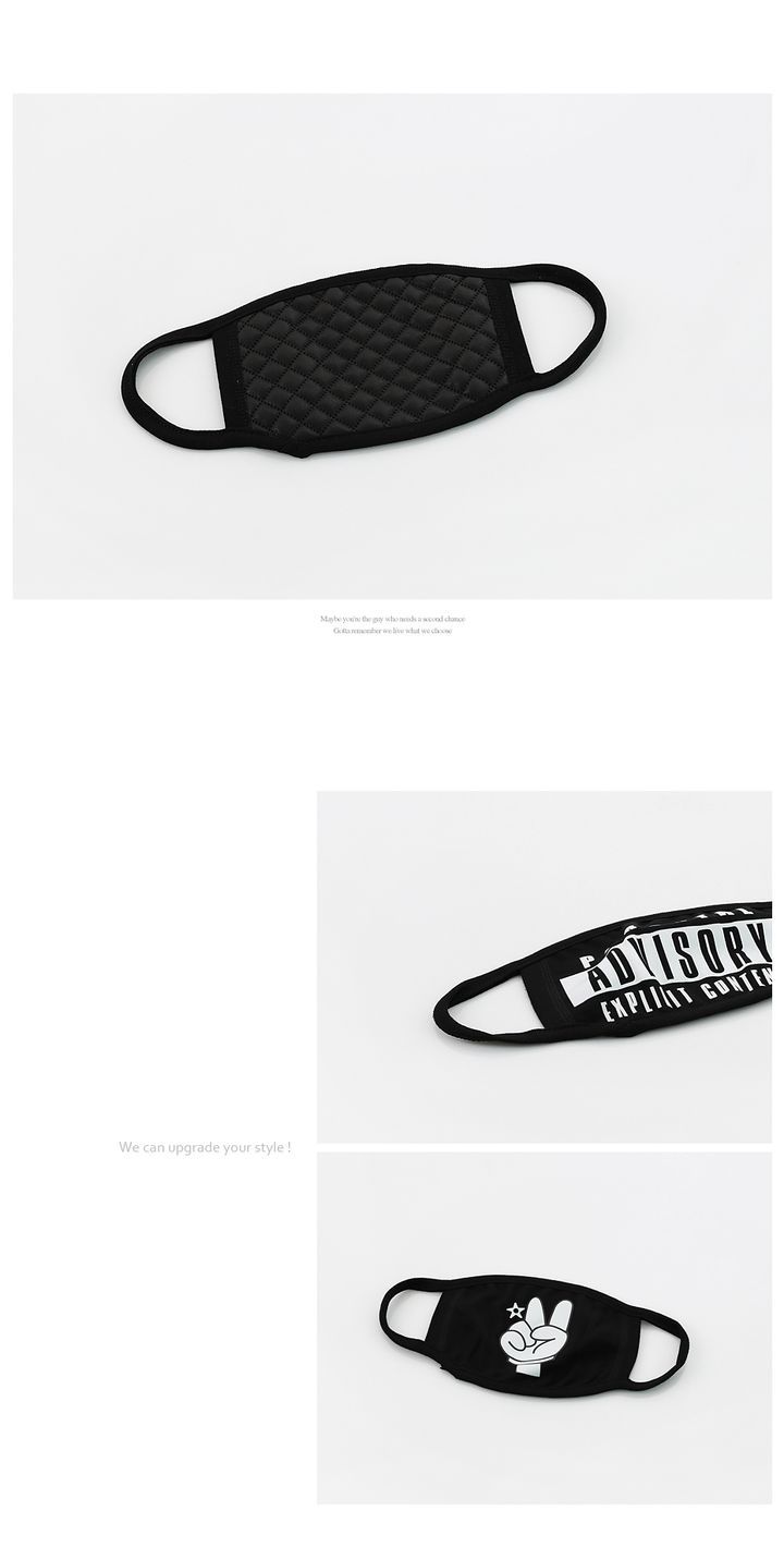 YESASIA: BTS Style - Fashion Black Mask ( ? ) GIFTS,MALE STARS,GROUPS ...