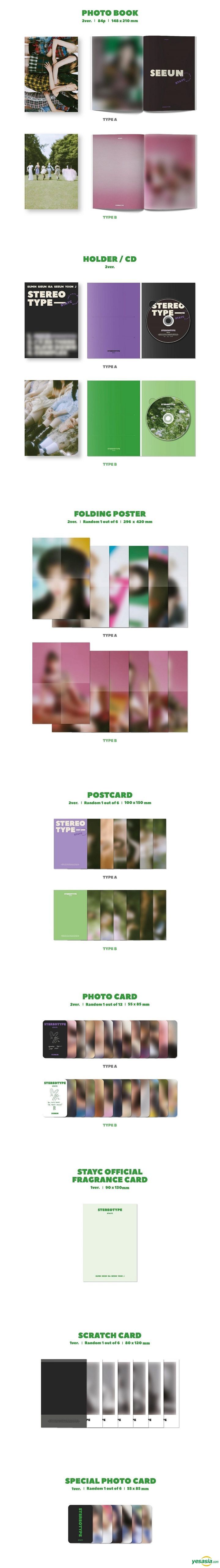 YESASIA: STAYC Mini Album Vol. 1 - STEREOTYPE (Type A + B) CD - STAYC, High Up Entertainment ...