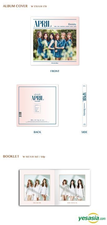 YESASIA: April Mini Album Vol. 4 - ETERNITY + Poster in Tube CD - April ...