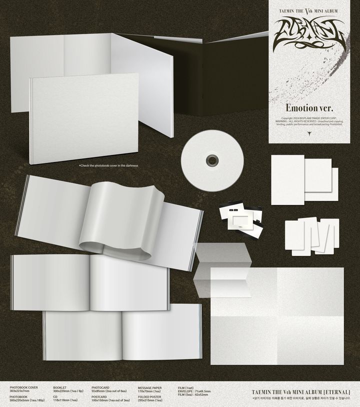 YESASIA : Tae Min Mini Album Vol. 5 - ETERNAL (Random Version) 鐳射唱片 ...