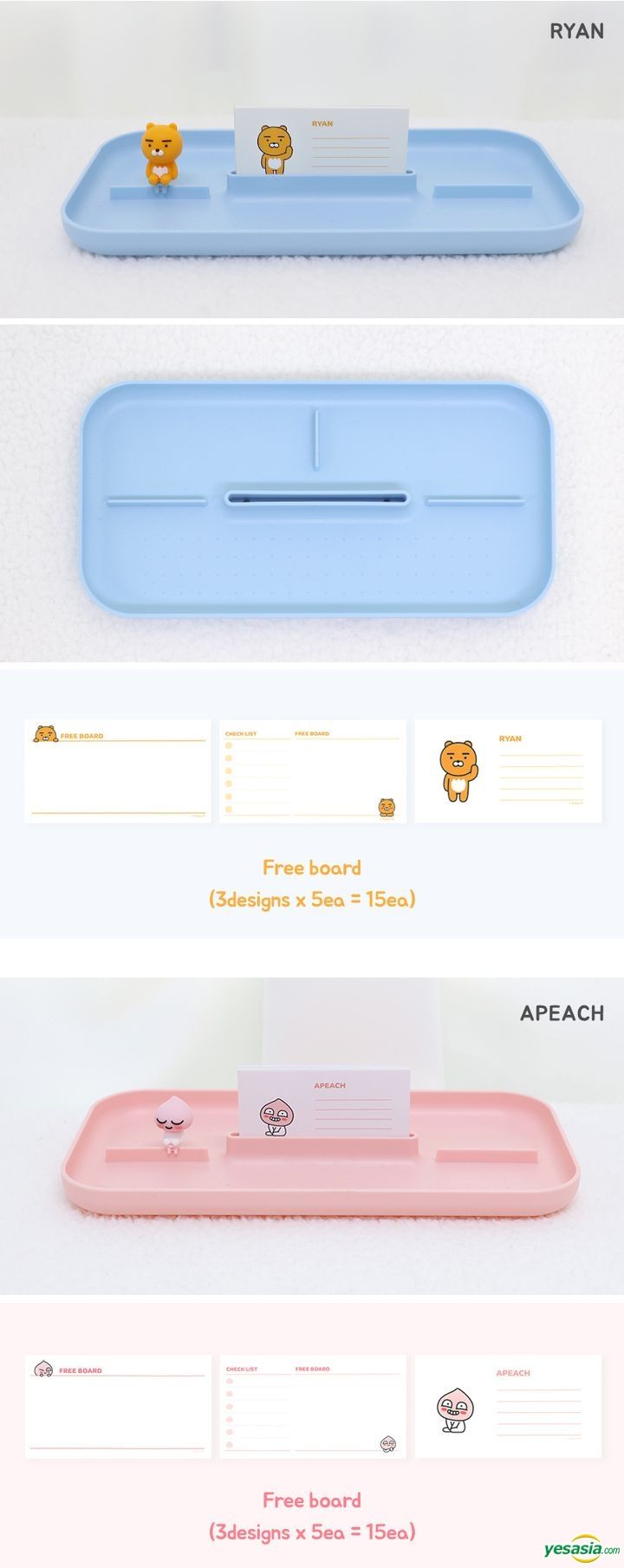 YESASIA: Kakao Friends Figure Desk Tray (Apeach) GIFTS,Accessories ...