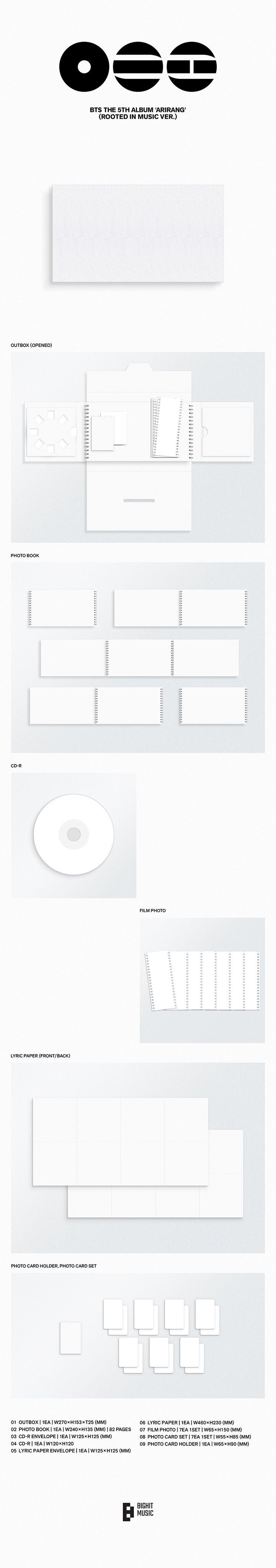 YESASIA : BTS Vol. 5 - ARIRANG (Random Version) 音樂 - BTS 防彈少年團, Bighit ...