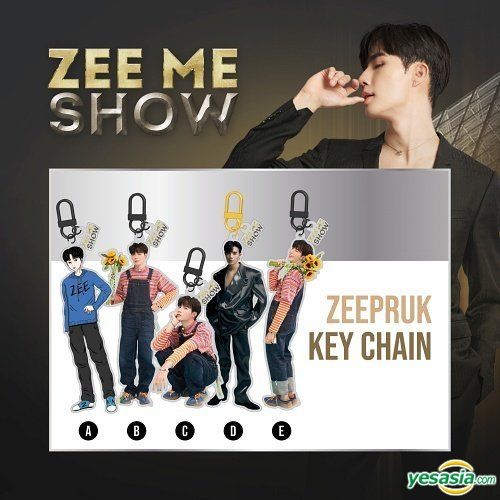 YESASIA: Zee Me Show Official Goods - Zee Pruk Key Chain (Type B ...