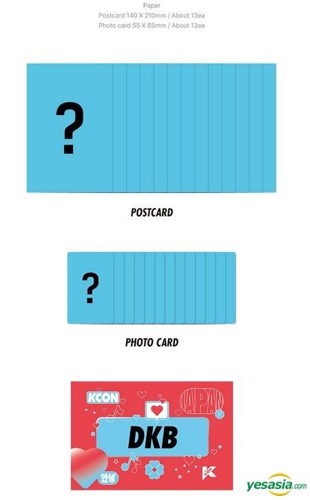 YESASIA: DKB - KCON 2022 JAPAN OFFICIAL MD - E. BEHIND PHOTO SET Celebrity Gifts,MALE STARS ...