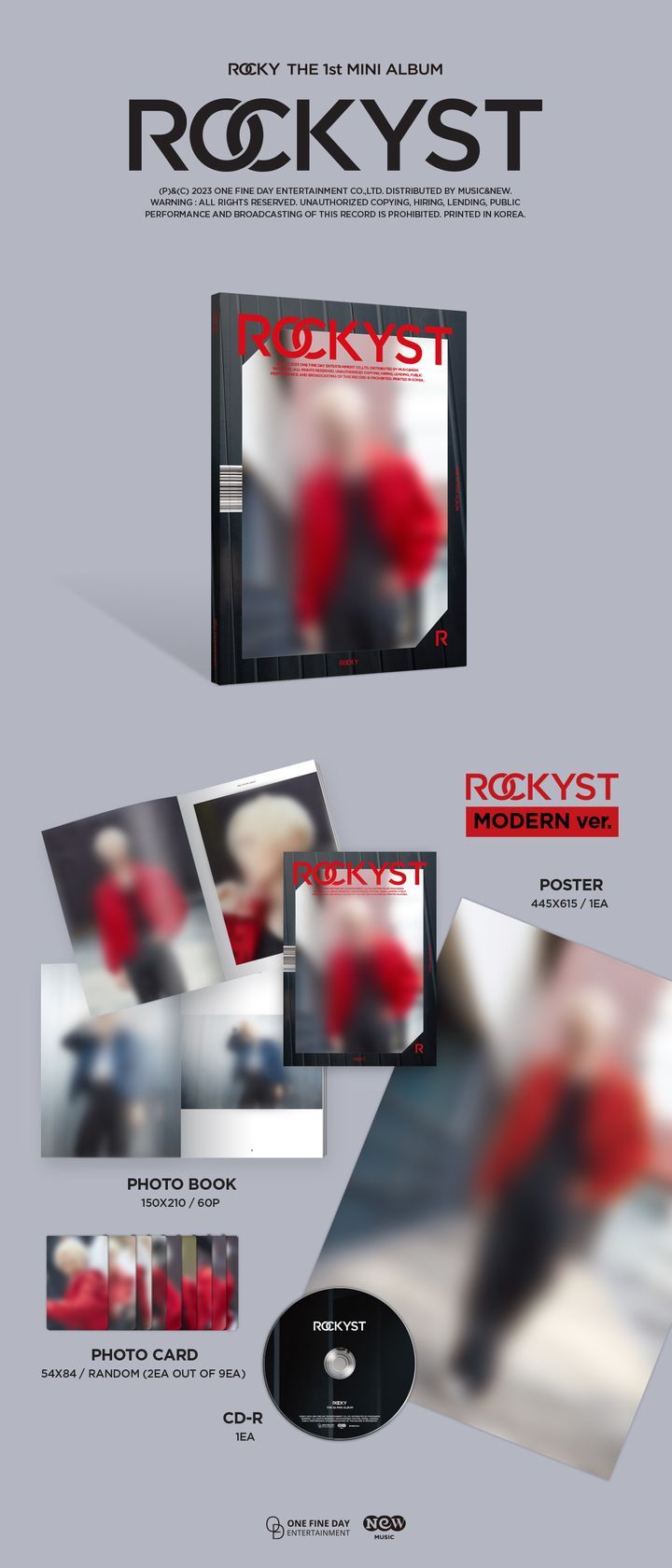 YESASIA: Rocky Mini Album Vol. 1 - ROCKYST (Modern + Classic Version ...