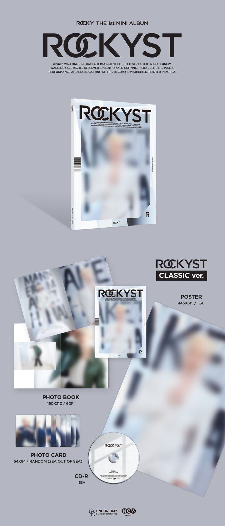 YESASIA: Rocky Mini Album Vol. 1 - ROCKYST (Modern + Classic Version ...