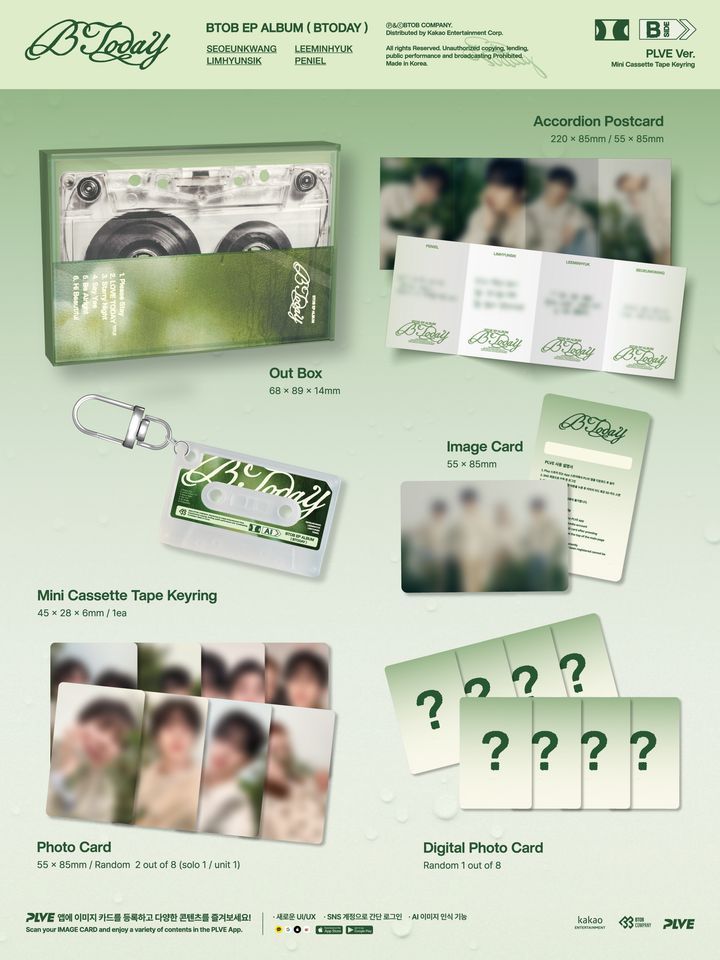 YESASIA: BTOB EP Album - BTODAY (PLVE Version) (Limited Edition) - BTOB ...